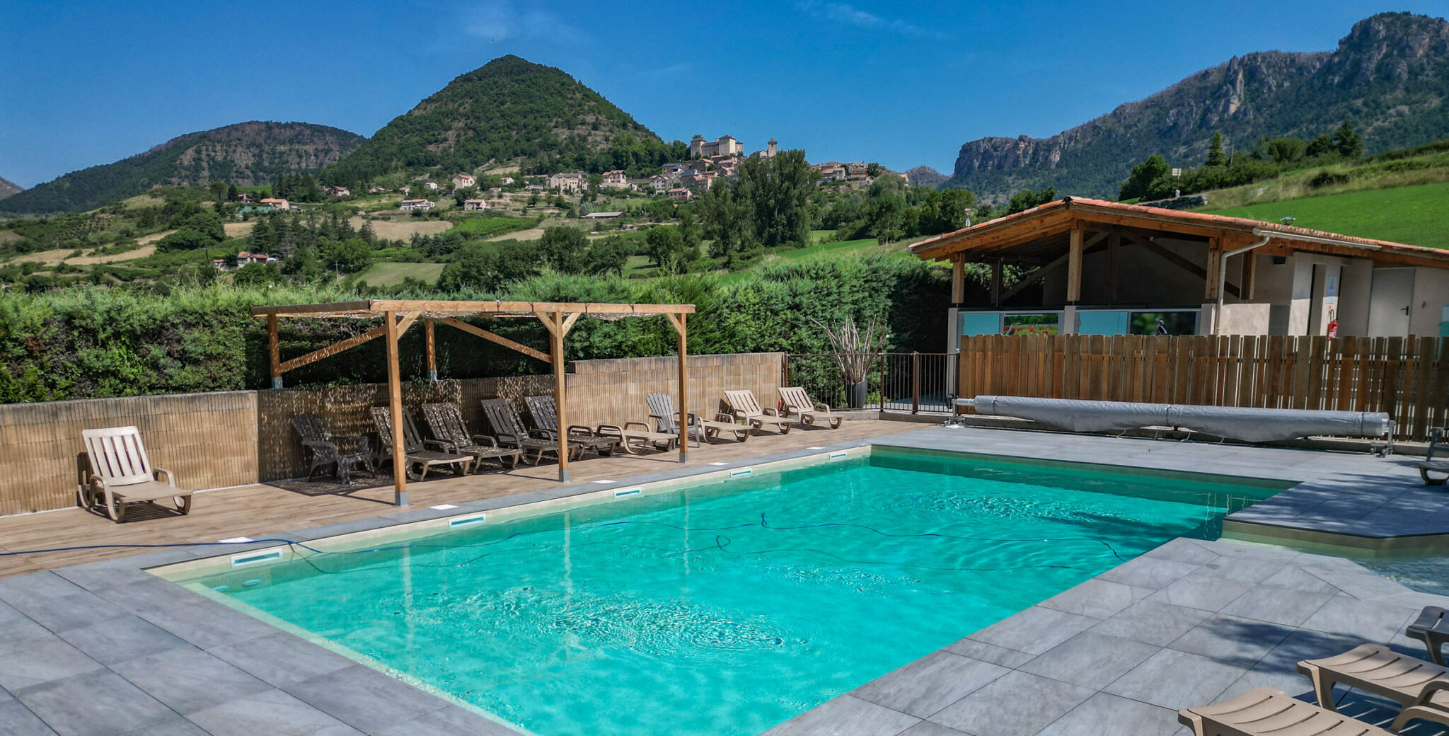 Camping swimming pool Gorges du Tarn | Camping pool Aveyron